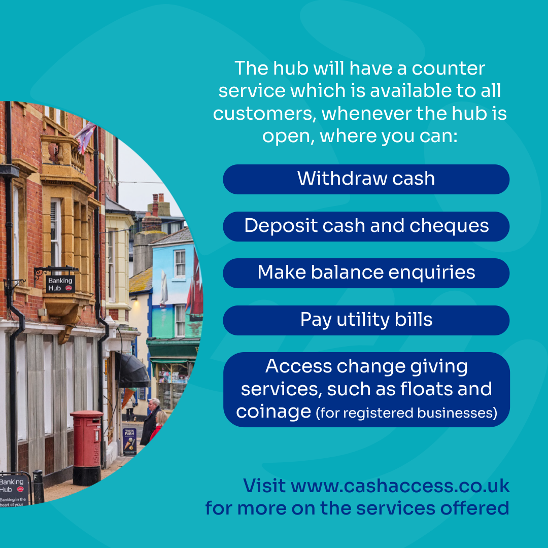 Cash Access UK is bringing a banking hub to Totton!